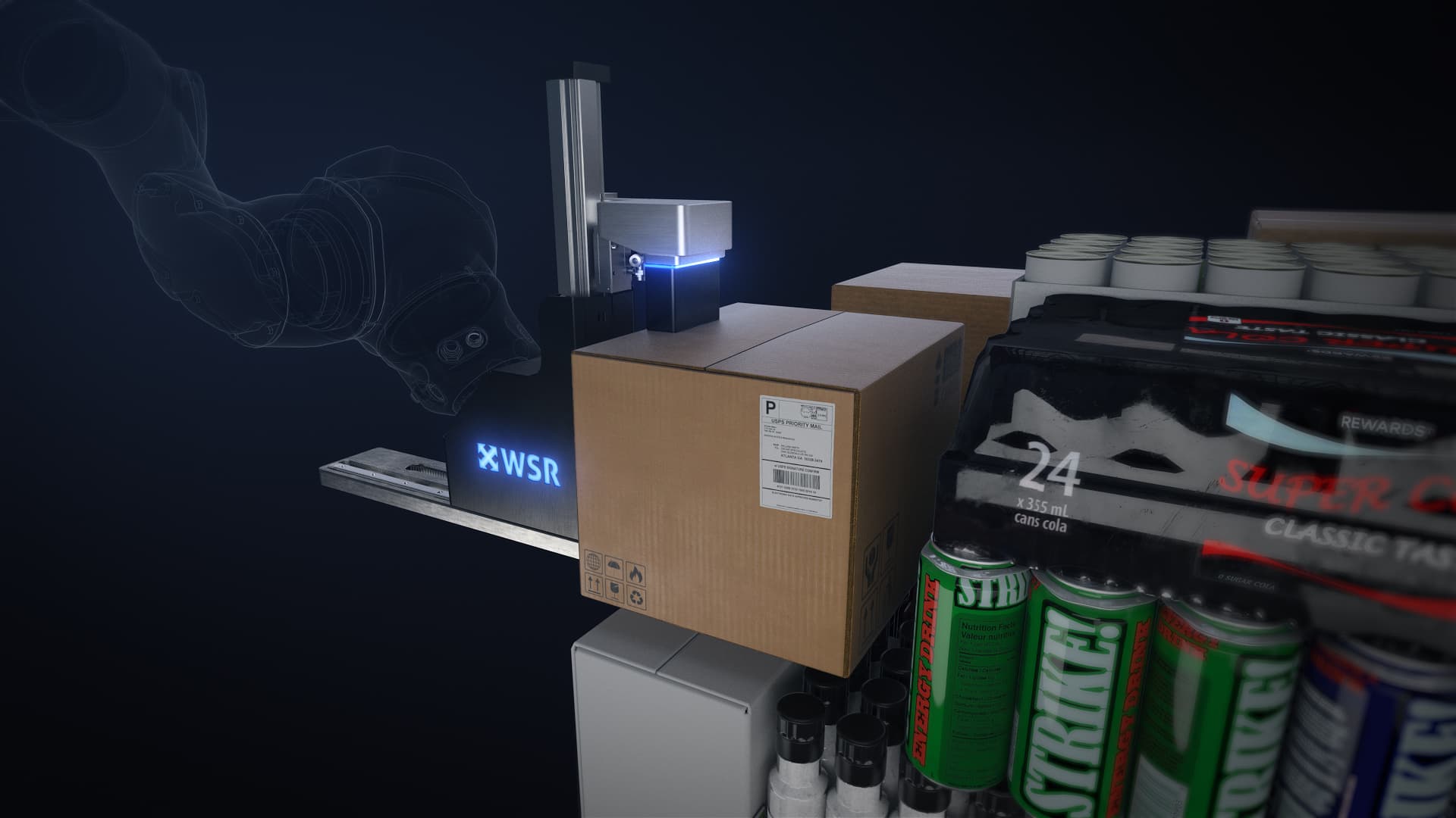 WSR Solutions – De experts in mixed case palletizing