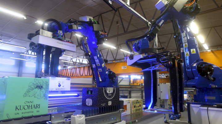 WSR Solutions – De experts in mixed case palletizing